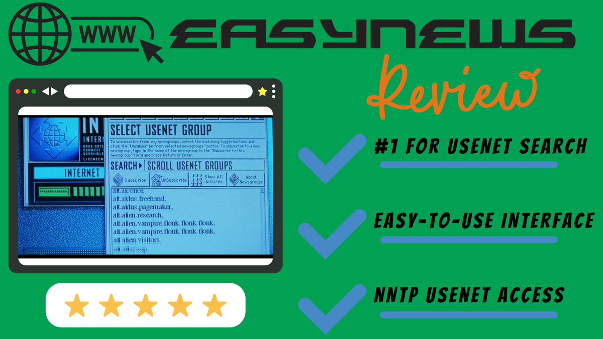 Easynews review - Best Web-based Usenet Newsgroup Provider